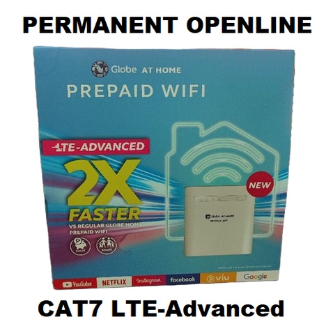 GLOBE at Home Prepaid WiFi CAT7 LTE-Advanced ZTE MF286RA (OPENLINE ...