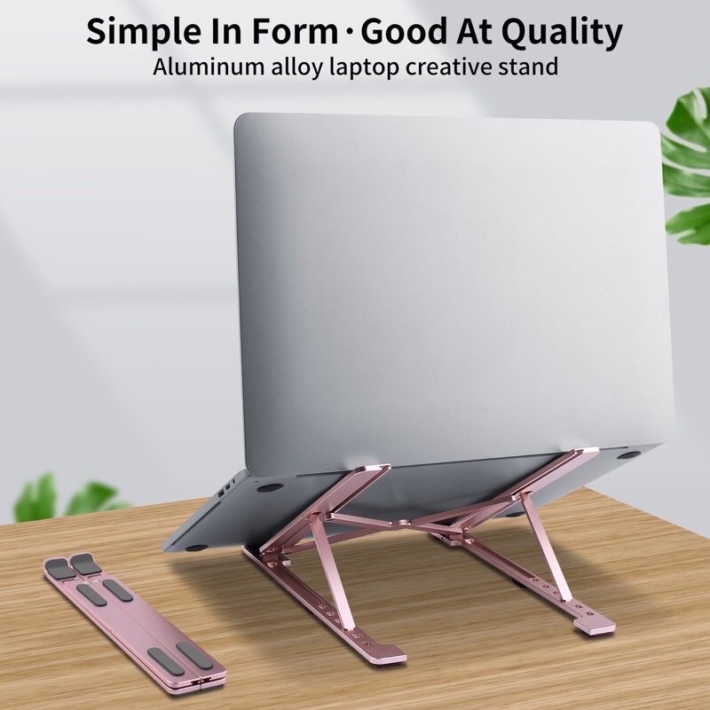 UD Plastic Laptop Stand Portable Hands Free ABS Adjustable Foldable ...