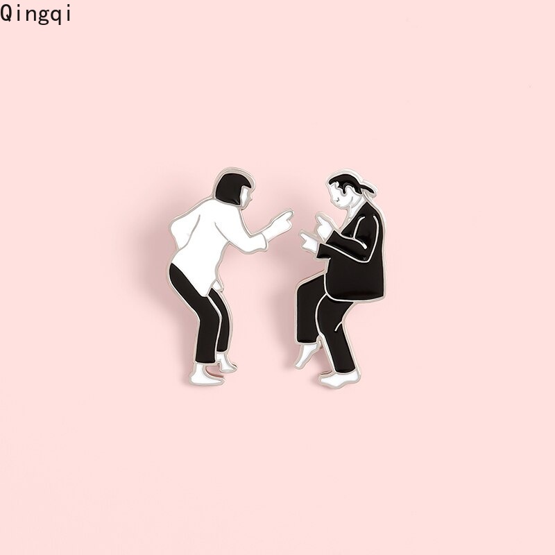 Impromptu Swing Dance Brooches Badges Clothes Lapel Pin Movie Jewelry ...