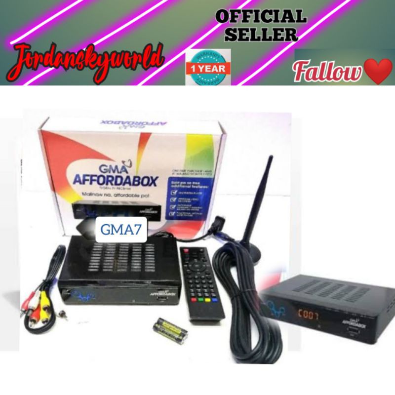 GMA Affordable BOX DIGITAL TV Receiver | Shopee Philippines