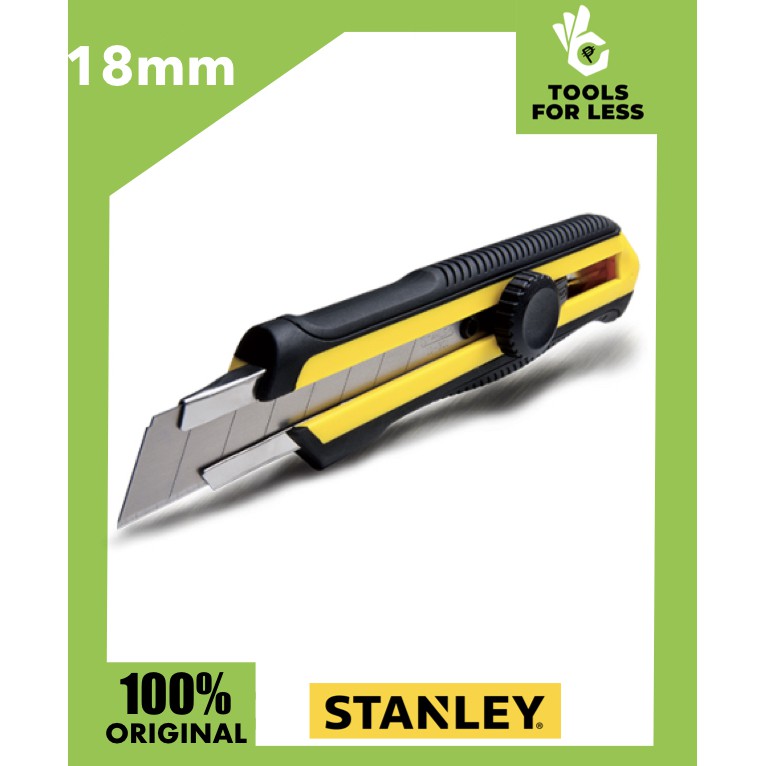 Stanley Dynagrip 18mm Snap Off Blade Knife STHT10418-8 | Shopee Philippines