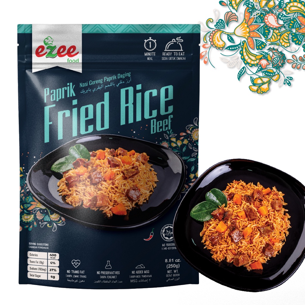 EZEEFOOD NASI GORENG PAPRIK DAGING / PAPRIK BEEF FRIED RICE (250 G) LOW ...