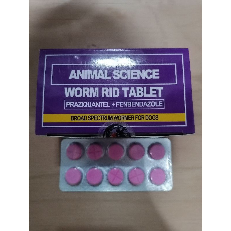 Worm Rid Tablet - Animal Science | Shopee Philippines