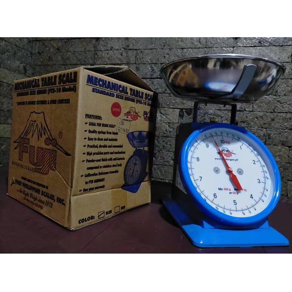 Fuji scale 10kg small pan Heavyduty (RANDOM COLOR ONLY) | Shopee ...