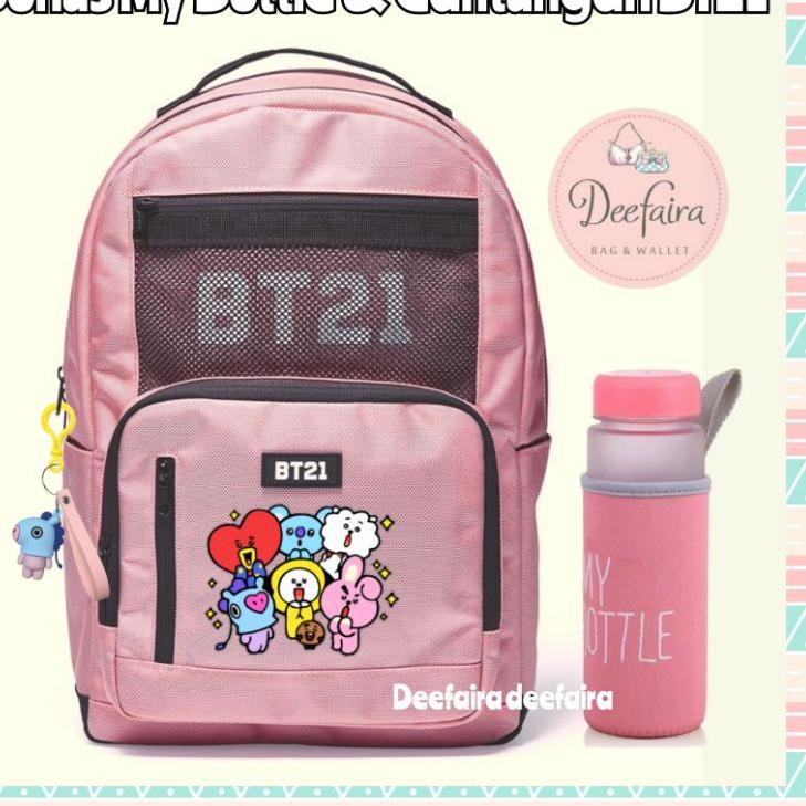 GANTUNGAN Ready to Send.. Korean Women's Backpack Girls' School Bags ...