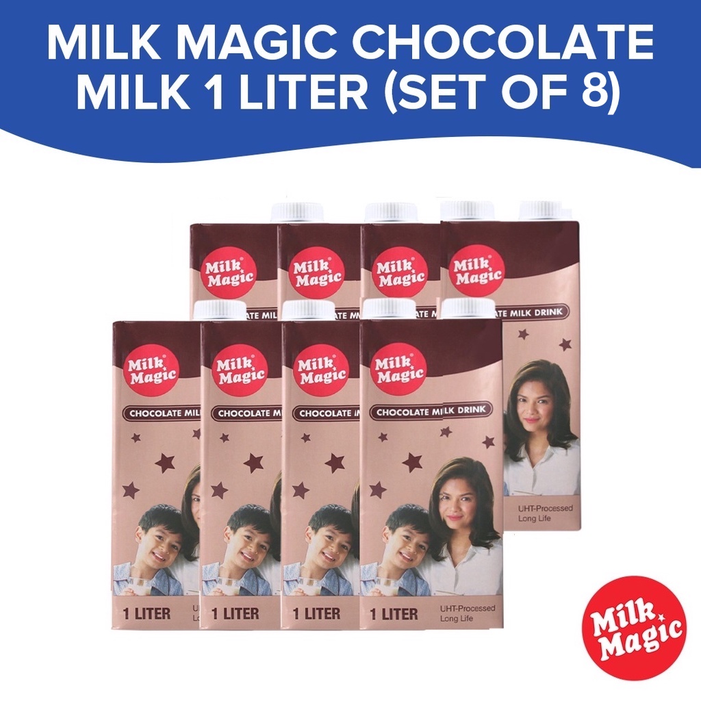 Milk Magic - Chocolate Drink 1 Liter (Set Of 8) Exp Date: August 7 ...
