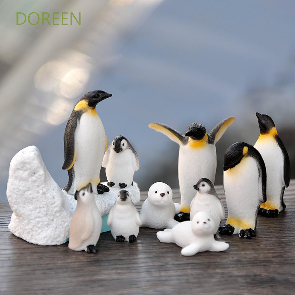 DOREEN Small Winter Figurine Handmade Fairy Garden Ornament Micro ...
