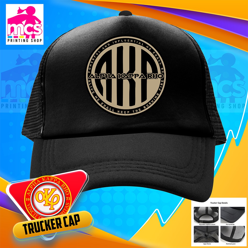 Alpha Kappa Rho AKP Cap (Trucker Cap) | Shopee Philippines