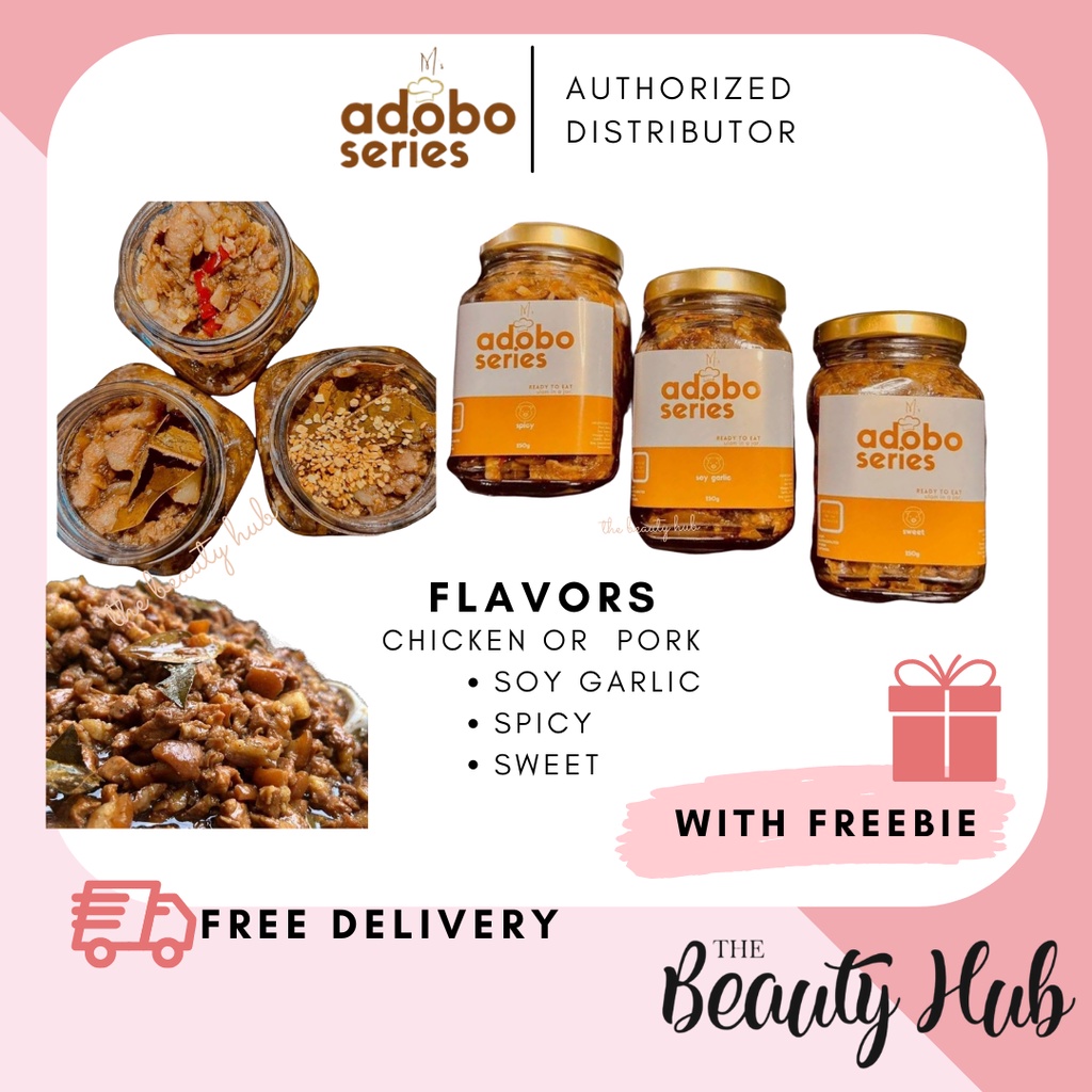 M's ADOBO SERIES ( Ulam in a jar ) | Shopee Philippines