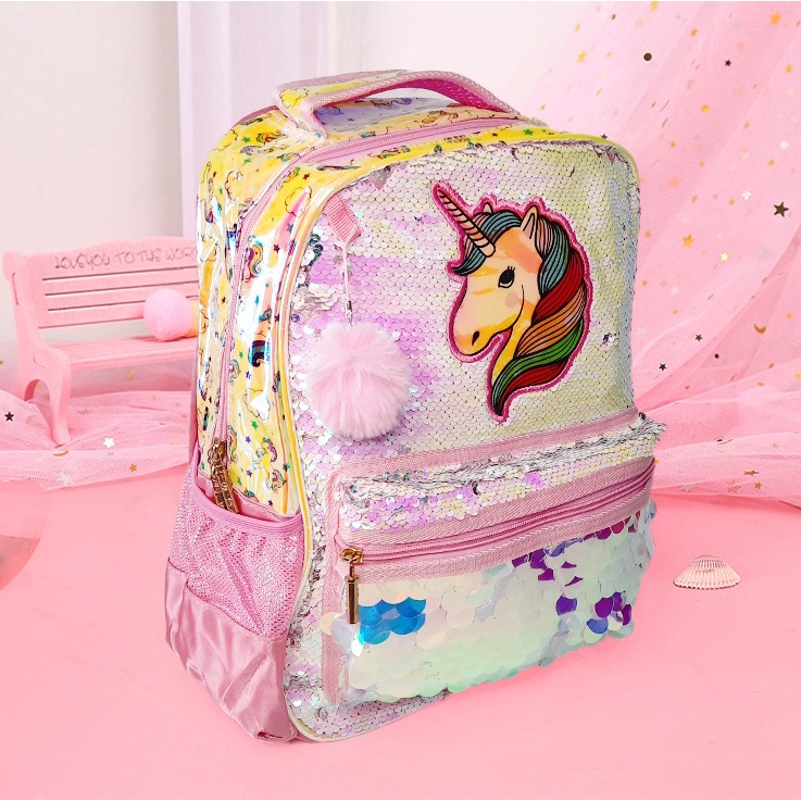 Sequin Hologram Backpack/Large Backpack/Elementary School Backpack ...
