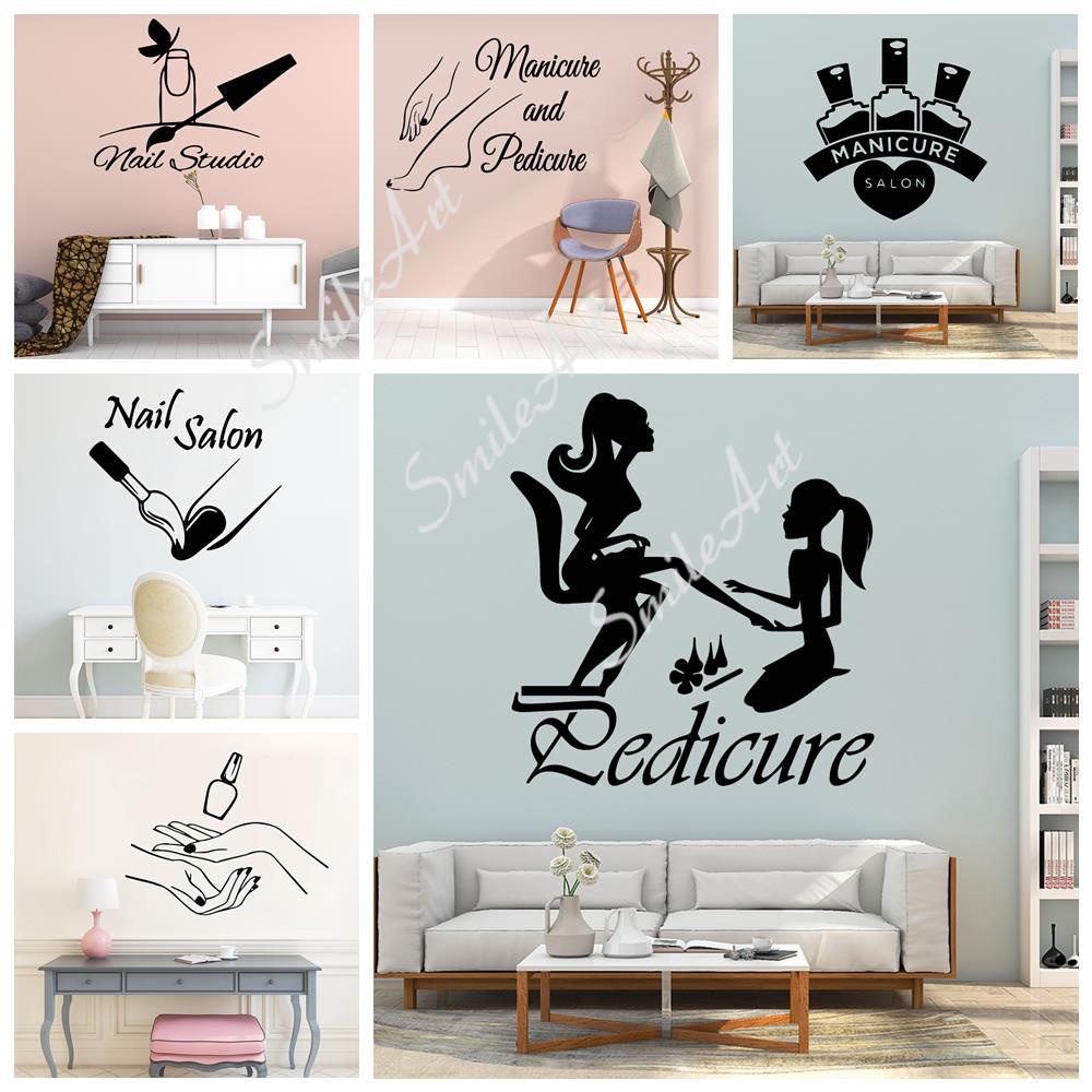 New Design Beauty salon Wall Stickers Art Wallpaper For Living Room ...