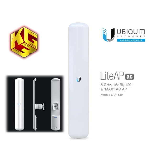 Ubiquiti LAP-120 / LBE-5AC-16-120 airMAX LiteAP AC 120 5GHz 16dBi ...