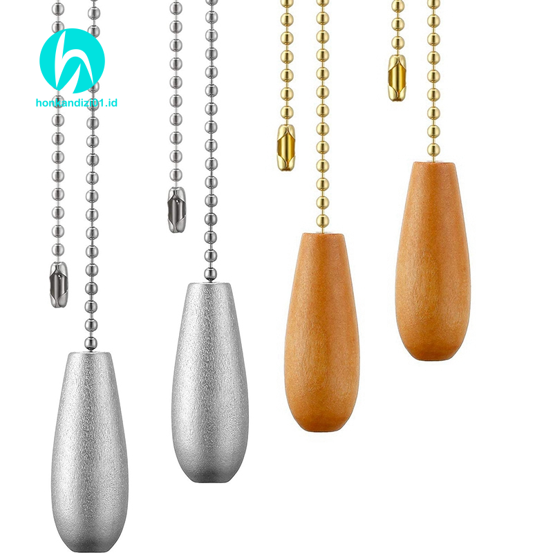 4 Pieces Ceiling Fan Chain Pulls Wooden Extension Pull Chain N2PH ...