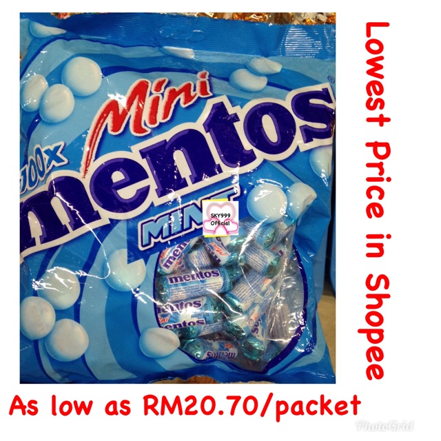 Mentos Mini Mint 100rolls (1kg) | Shopee Philippines