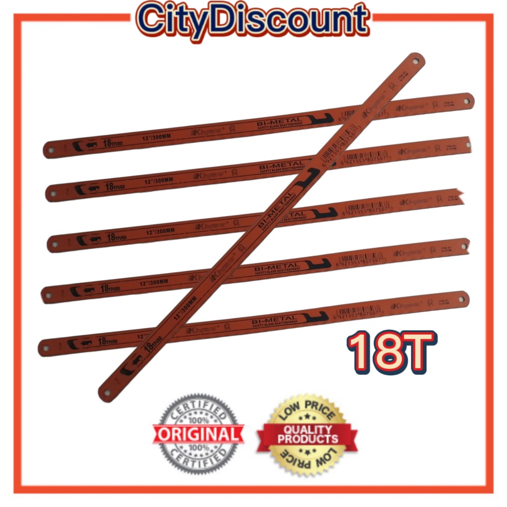 COD Heavy Duty Hacksaw Frame with Blade Hand Saw Lagare Lagaring Bakal ...