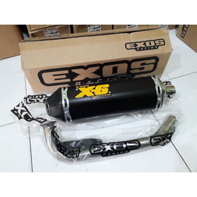 EXOS X6 PIPE FOR HONDA CLICK V2 V3 GAMECHANGER | Shopee Philippines