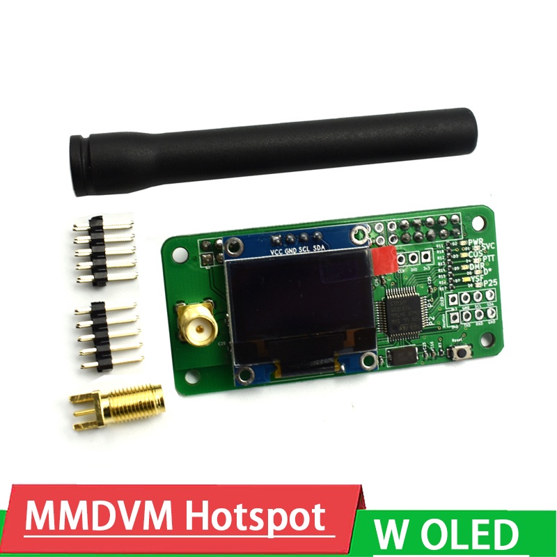 UHF VHF MMDVM Hotspot w/ OLED display Support P25 DMR YSF + Antenna for Raspberry Pi wifi board ...
