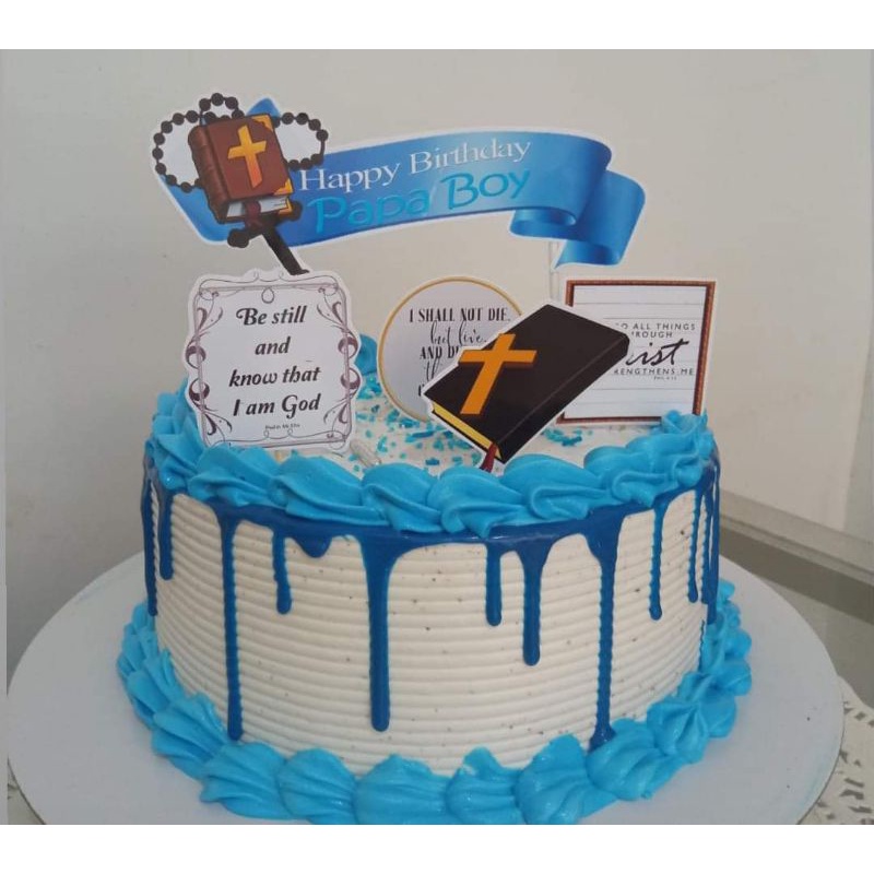 Bible Verse / Christian / Religion theme cake topper | Shopee Philippines
