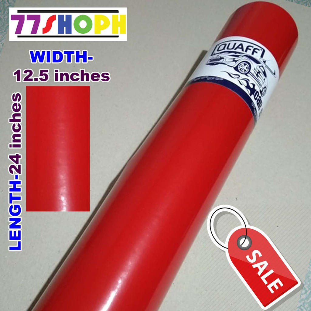 QUAFF Vinyl Car Sticker 24 inches x 12.5 inches Outdoor Water Proof ...