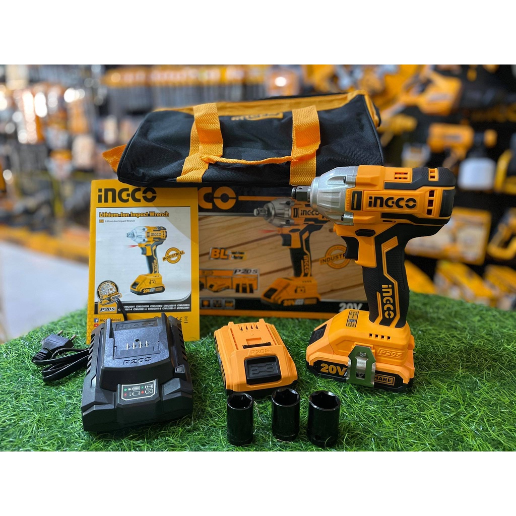 Ingco Li-Ion Impact Wrench 20V CIWLI2001* MERVILLE | Shopee Philippines