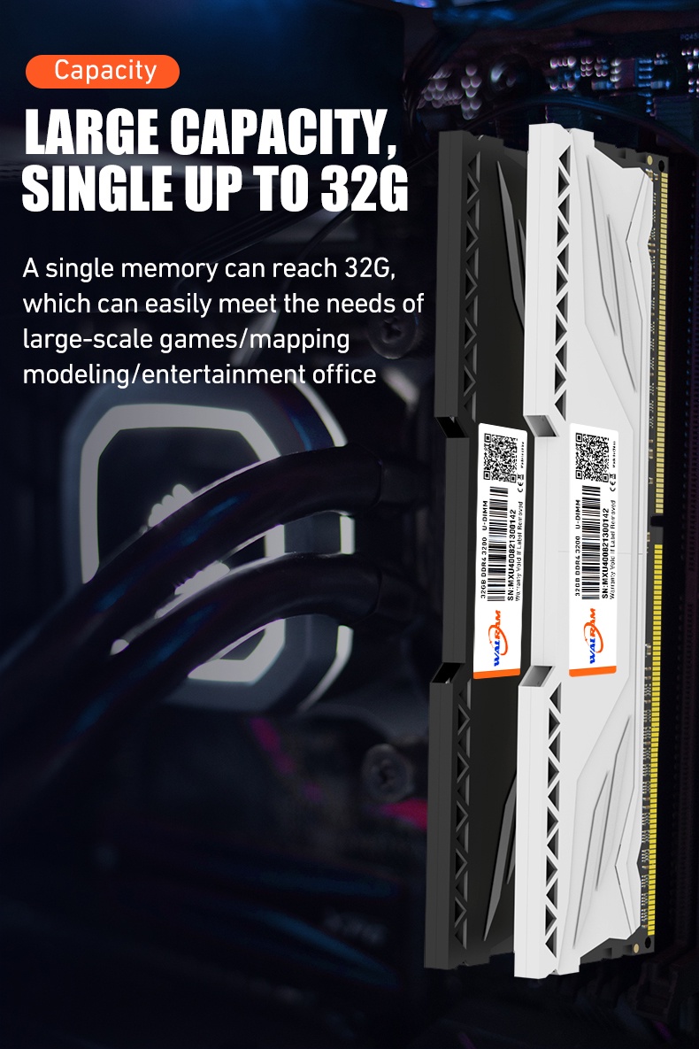 WALRAM DDR3 DDR4 4GB 8GB 16GB Memoria Ram 1333 1600 1866 2400 2666 ...