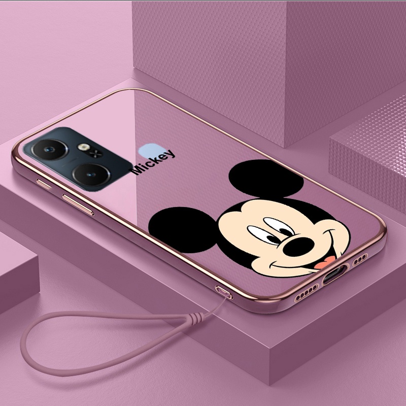 Infinix Smart 8 6 Plus 6 HD smart6+ Luxury Cute Mickey Mouse Casing ...