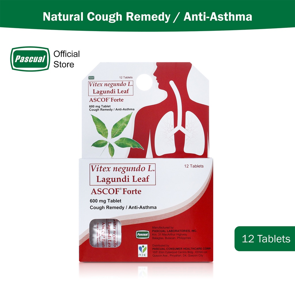 ASCOF® Forte 600mg Tablet 12s | Shopee Philippines