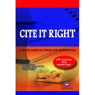 Cite it Right: A Quick Guide to Citing and Rereferencing (With Exercises and Answer Keys ...