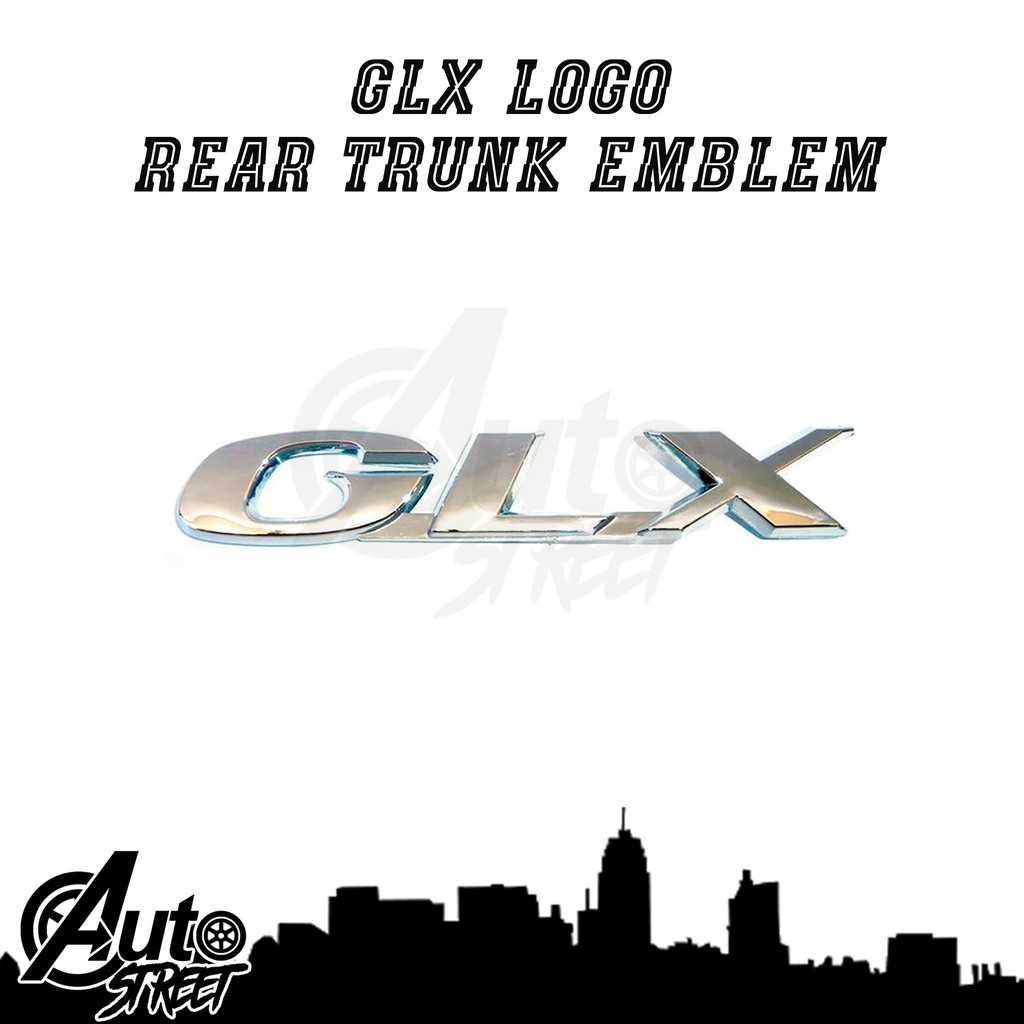 GLX Logo Rear Trunk Emblem (Chrome Coated) | Shopee Philippines