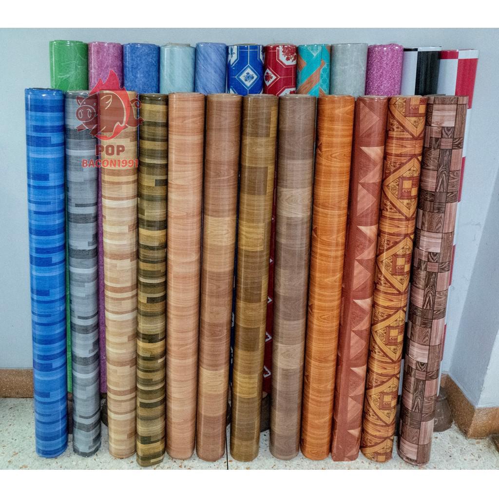 PVC Linoleum Wood Grain Width 1.40 cm. The Section Of The Press Length ...
