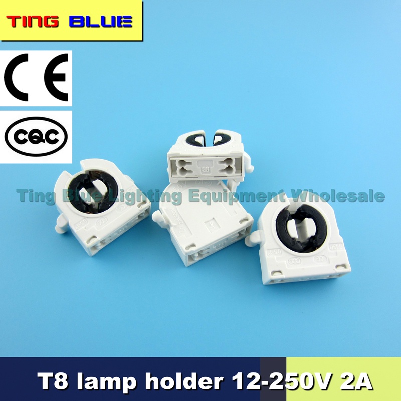((50pcs) T8 LED Lamp Holder Fluorescent Lamp Fluorescent Lamp Holder ...