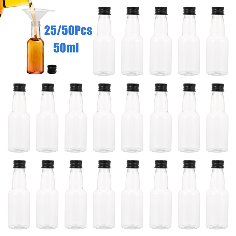 [READY STOCK] Containers Reusable Water Bottle 50ml Wine Mini Sauce ...