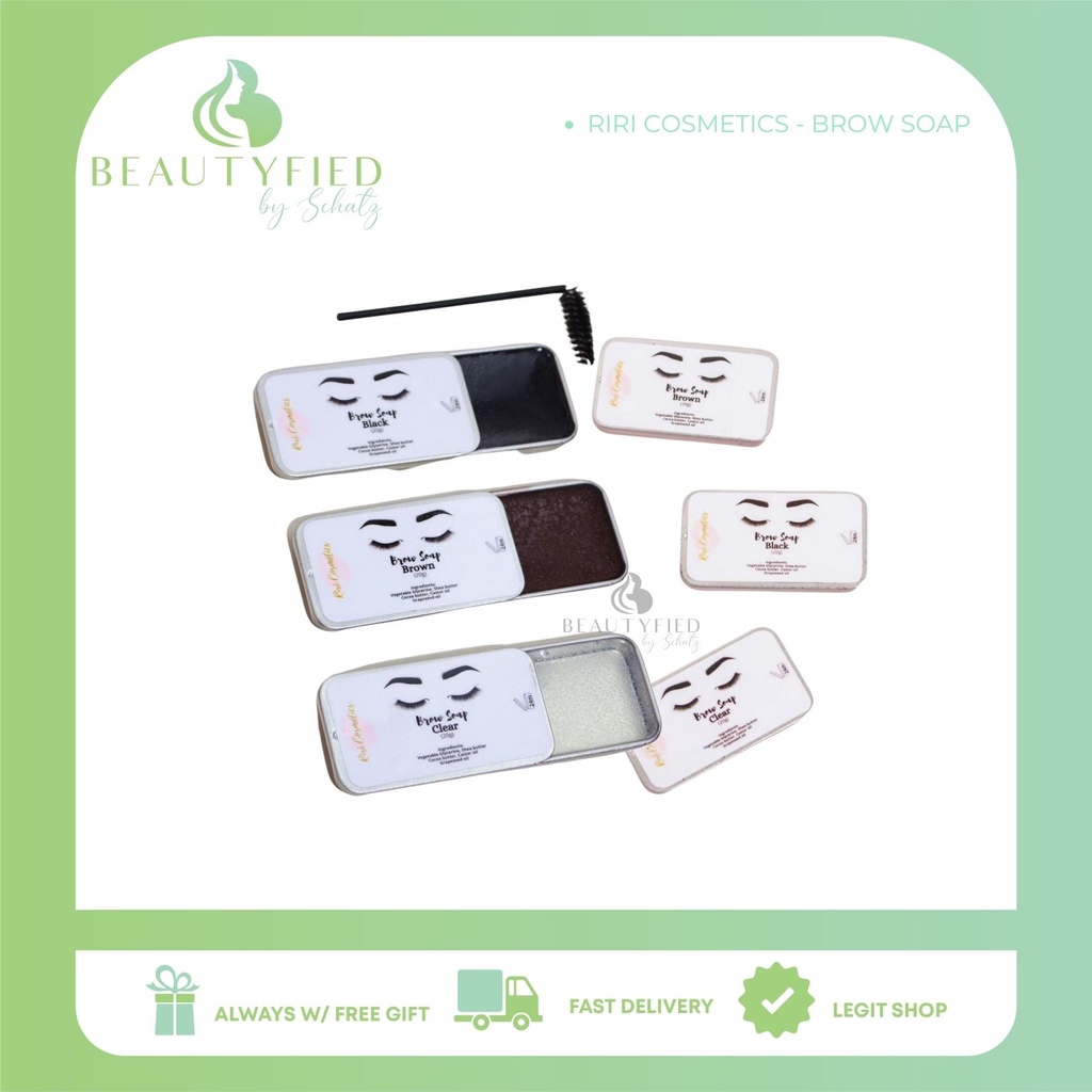 RIRI Cosmetics Brow Soap & Hair Grower (FREE SPOOLIE) | Shopee Philippines