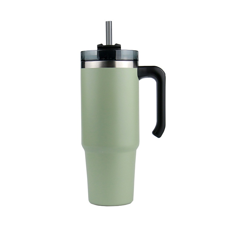 Tyeso Tumbler With Handle Double Wall Vacuum Insulated Stainless Steel Thermost 600ml / 890ml ...