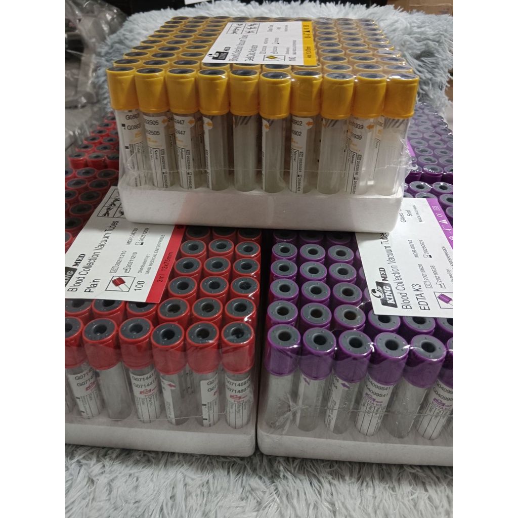 Blood Collection Tube Vacutainer Tubes | Shopee Philippines