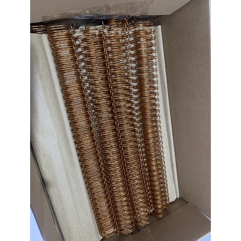 Copper double wire binder ring 3:1 for notebooks, journals, diary and ...