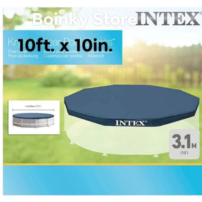 Intex 3.05m (3.1m) Round Metal Frame pool cover 10ft x 10 in. Original ...