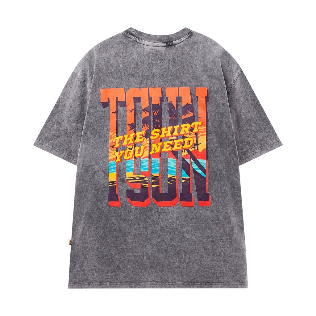TSUN Beachy Beachy Wash Tee | Shopee Philippines