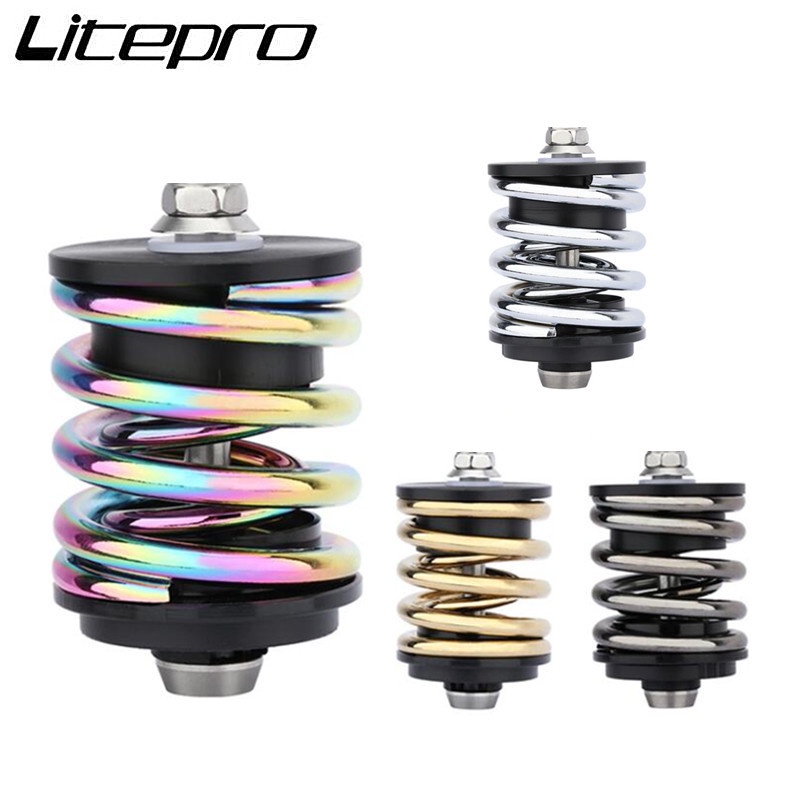 Folding Bike Rear Shock Absorber Light Stainless Steel Spring Suitable ...