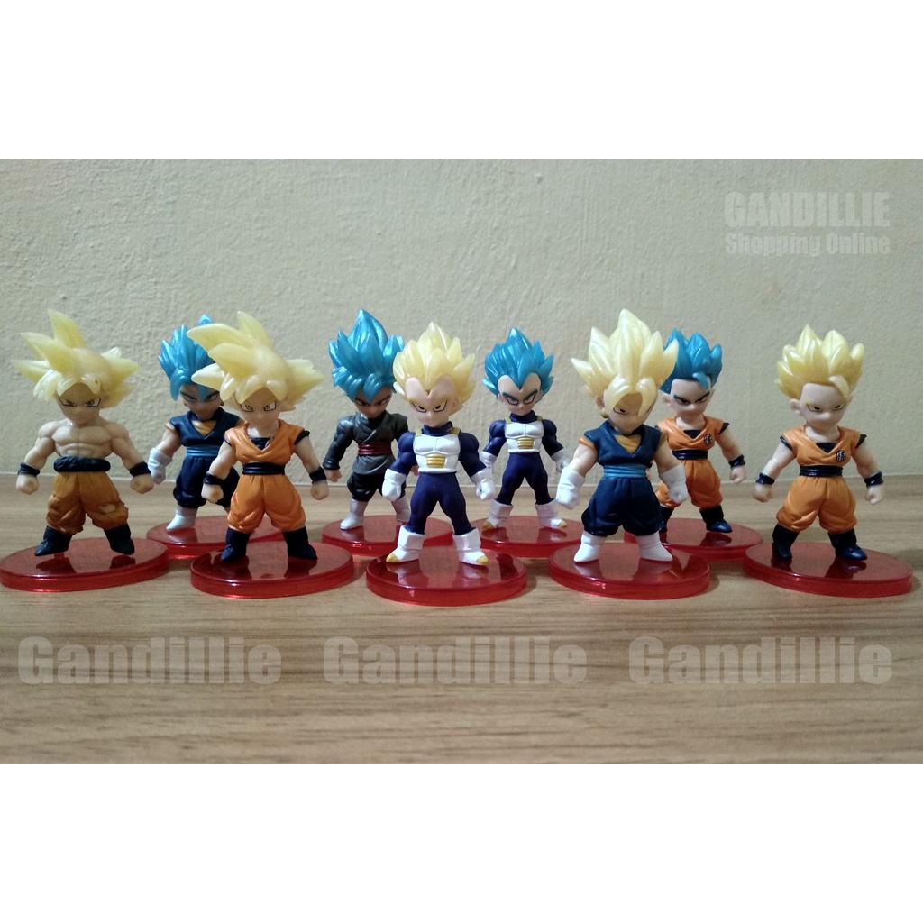 Dragon Ball Z Goku Vegeta Gohan Mini Action Figures DBZ Loose | Shopee ...