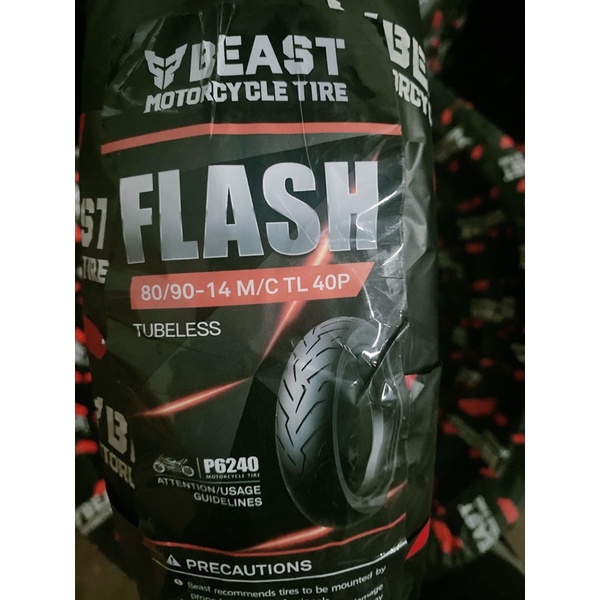 BEAST FLASH (P6240)TUBELESS TIRE 14-17" (INCHES)Skid tiresORIGINAL ...