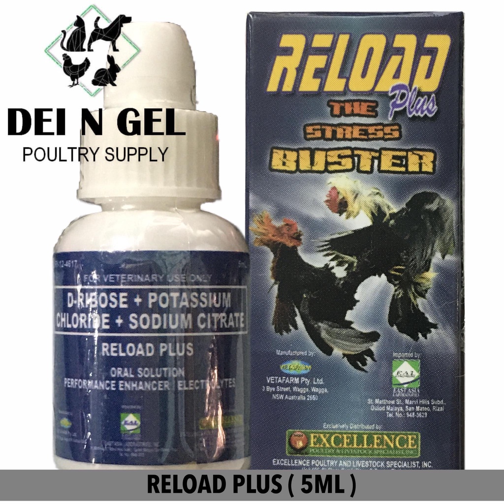 Reload Plus for Gamefowl 5ml | Shopee Philippines
