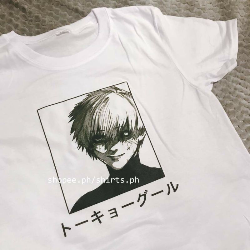 Tokyo Ghoul Kaneki Classic Anime Tshirt | Shirts.PH | Shopee Philippines