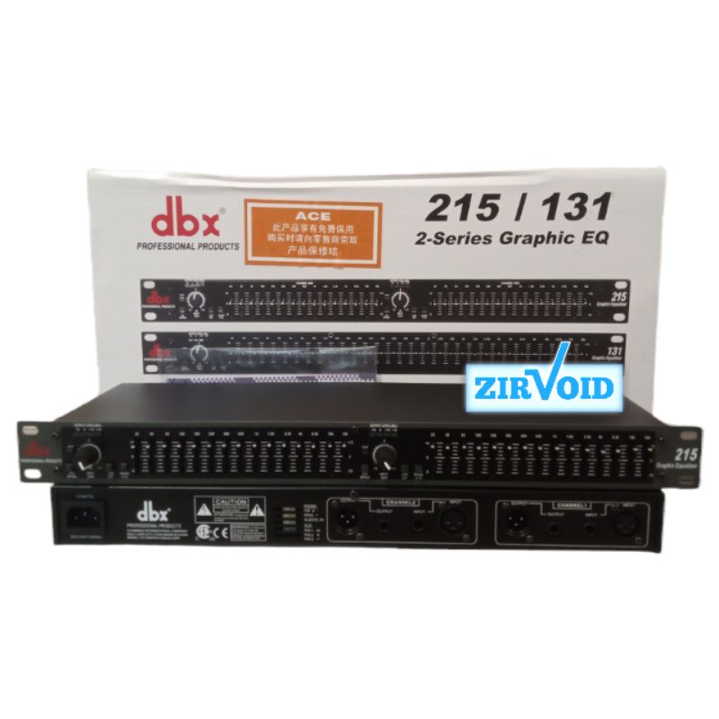 Dbx 215 DUAL GRAPHIC EQUALIZER 15 BAND | Shopee Philippines
