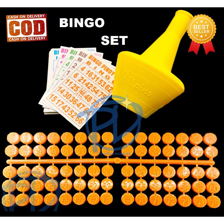 COD PD BEST SELLER BINGO SET / BINGO CARDS BOLILIO AND SHAKER GAMES ...