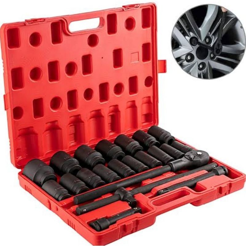 Deep Socket Set 21pcs 3/4 Drive | Shopee Philippines