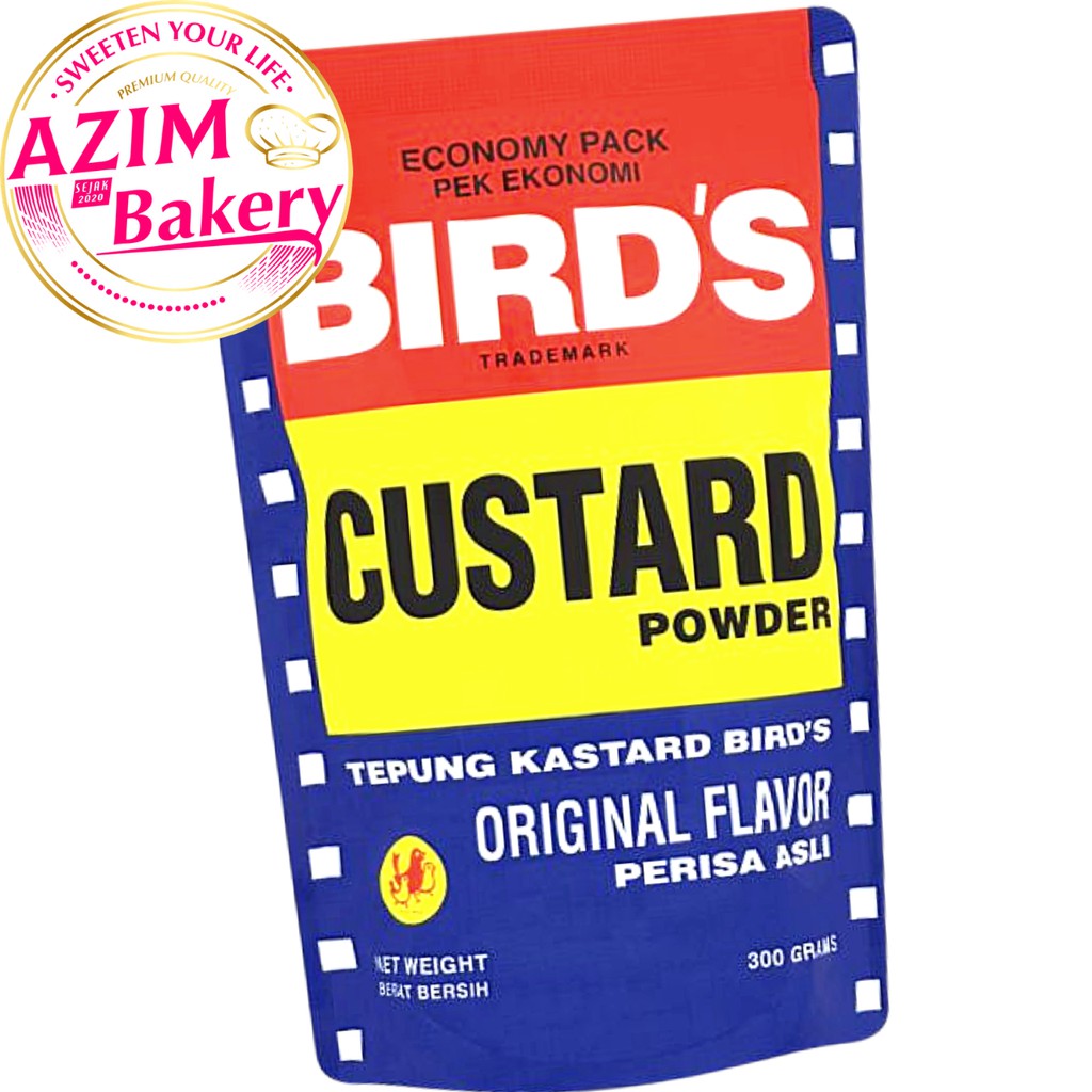 Bird's Custard Powder 300g (Halal) Tepung Kastard Bird by Azim Bakery ...
