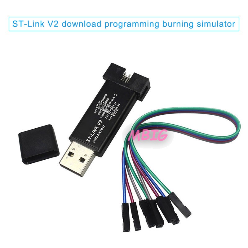 MG ST-Link V2 Simulator Download Programmer Programming with Cover for STM8 32 @PH | Shopee ...