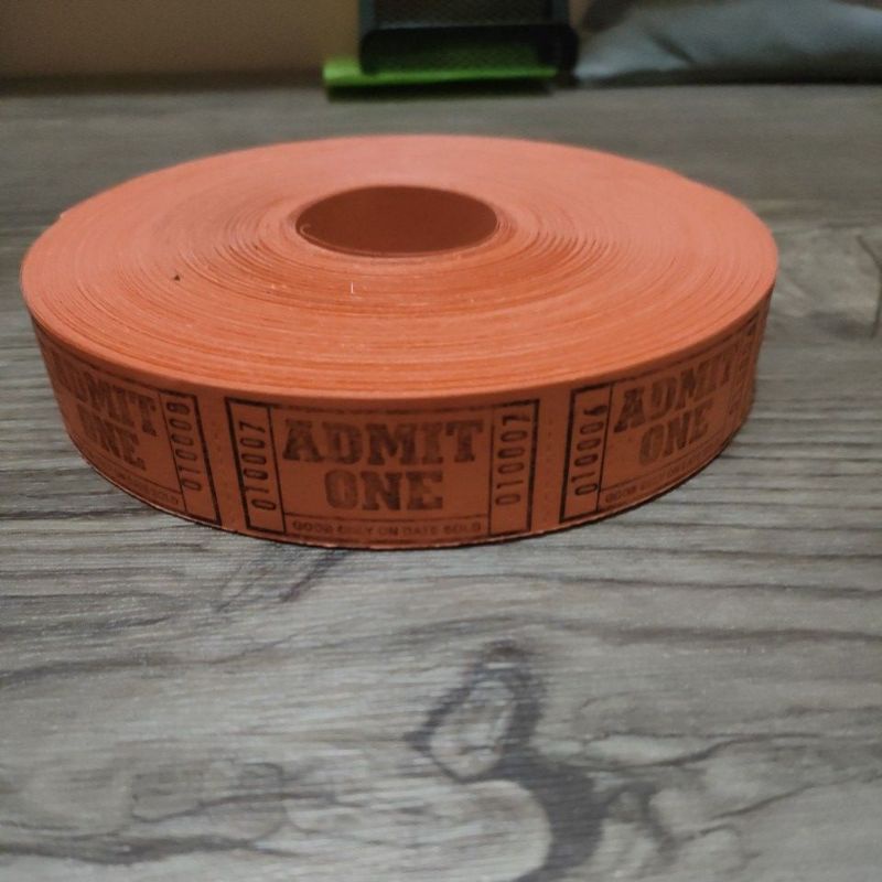 1000 ADMIT ONE TICKET ROLL QUEUE TICKET | Shopee Philippines