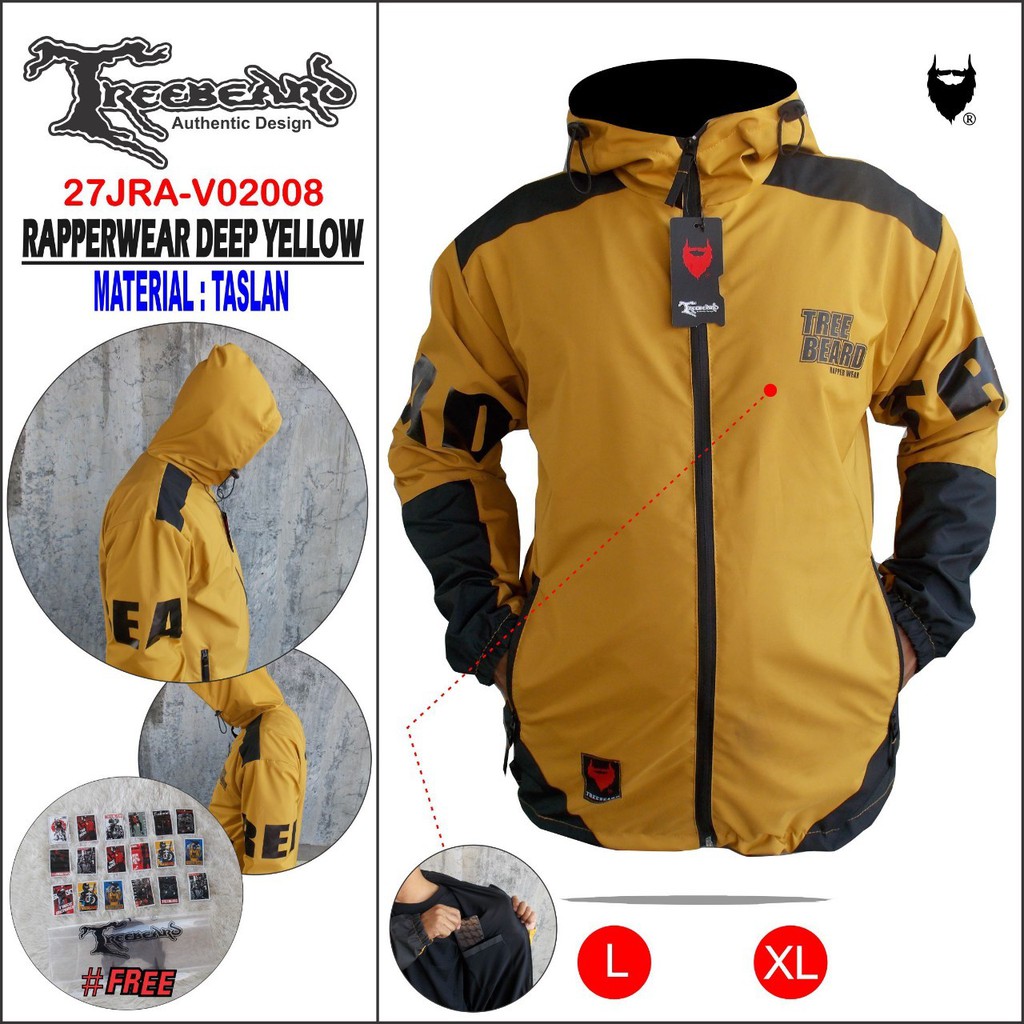 Men's REGLAN JACKET / RAPPERWEAR JACKET / WATERPROOF TASLAN HOODIE ...